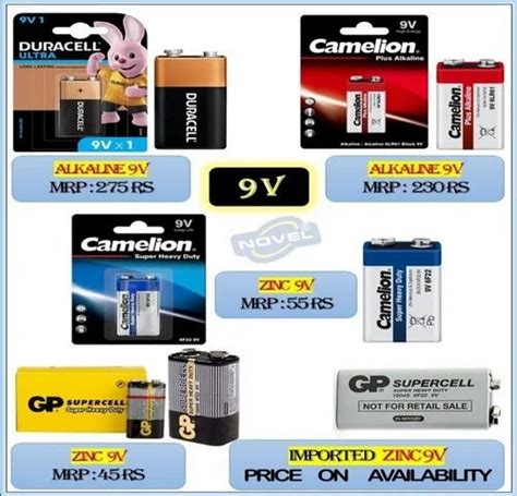 9v Alkaline Battery At ₹ 40piece Badli New Delhi Id 2852915626030