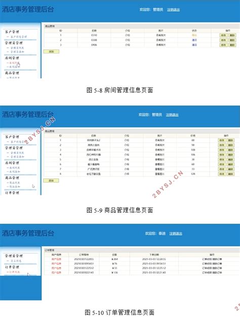 酒店事务管理系统的设计与实现javawebmysql含录像java计算机