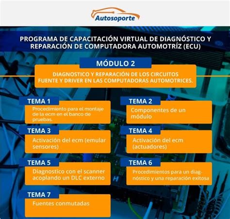 CV Curso Virtual de Reparación de Computadoras Automotrices