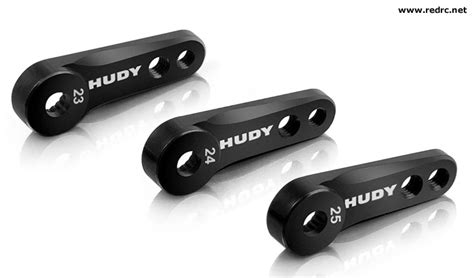 Red RC Hudy CNC Machined Alu Servo Horns