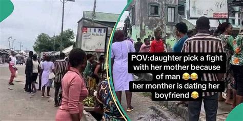 Drama As Mother And Daughter Fight Over Same Man In Market Video Trends Online Ke