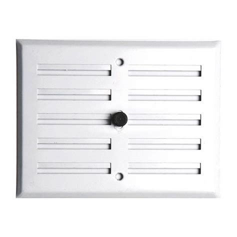 Grille d aération aluminium laqué l 19 x l 17 cm Sanifer Tamatave