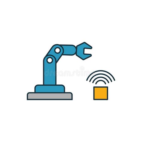 cyber physical systems icon set four elements in diferent styles from