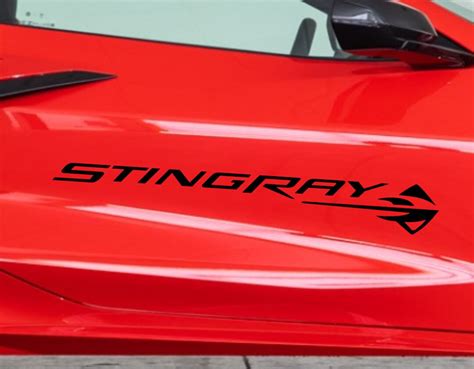 Clausens World Stingray Decal Vinyl 375 Fits Corvettes Boats Qty