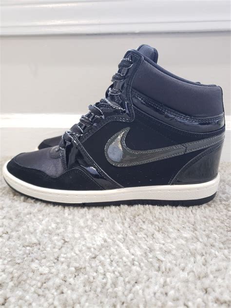 Nike Force Dunk Sky Hi Hidden Wedge Heel Shoes Wome Gem