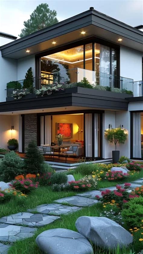 Luxury Modern House Exterior Design 🏠 Lightingdesign Lightingdecor