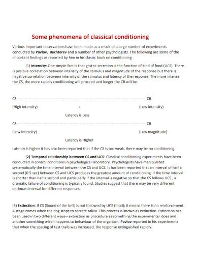11 Classical Conditioning Examples To Download