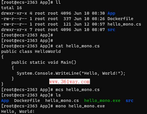 Linux上容器化运行C 应用 云原生之路