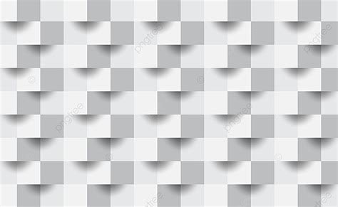 3d Abstract White Cube Geometric Shape From Gray Cubes Background