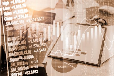 금융 투자 개념에 적합 한 주식 시장 또는 외환 트레이딩 그래프와 촛대 차트 비즈니스 아이디어와 모든 예술 작품 디자인에 대 한