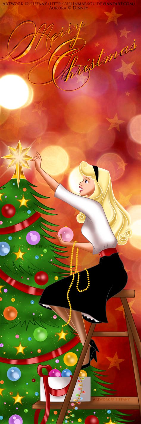 Auroras Christmas By Selinmarsou On Deviantart Disney Merry