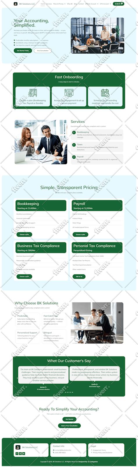 Design Redesign Develop A Business Website With Html Css By