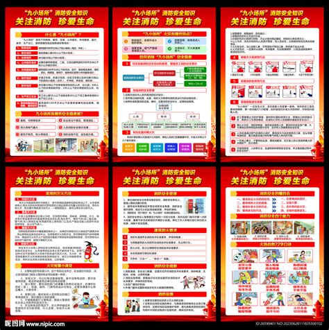 消防安全设计图展板模板广告设计设计图库昵图网