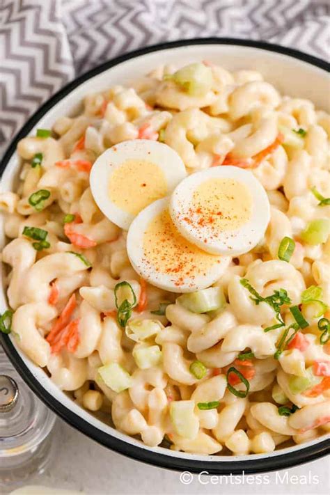 Macaroni Salad With Egg Perfect For Potlucks The Shortcut Kitchen