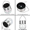 SUNWIND Hanging Solar Ball Lights Outdoor 8 Pack Cracked Glass