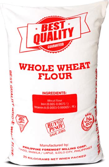 Whole Wheat Flour Philippine Foremost Milling Corporation The