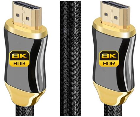 Kabel HDMI -HDMI v2.1 przewód 2M 3D - 4K 8k FULLHD Przewód HDMI do TV ...