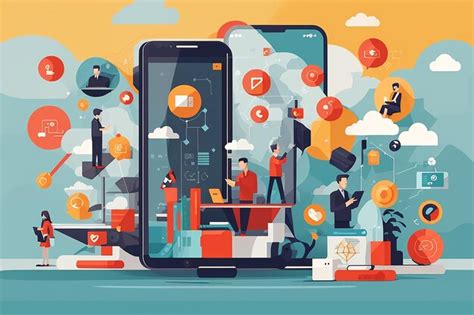 Premium Photo Business Team Working For Mobile Application Development And Design Process Concept