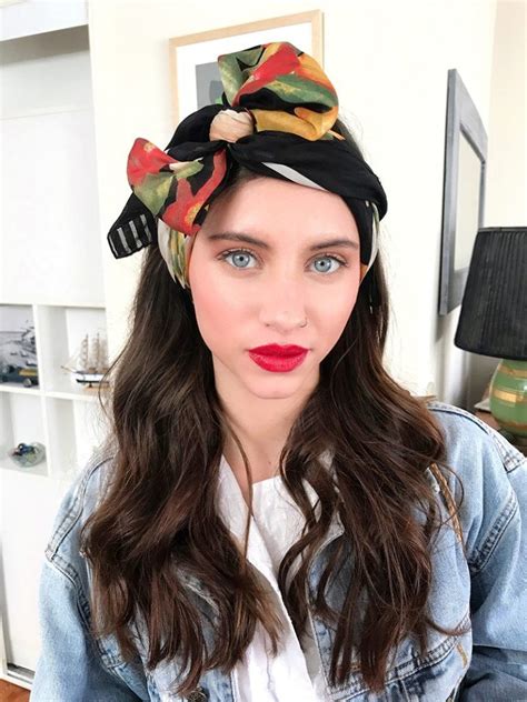 Ideas De Peinados Con Bandanas Y Mascadas Estilos De Cabello Con Diademas Peinados Con
