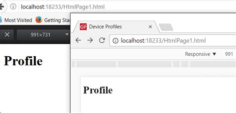 css media queries not working in firefox and chrome at breakpoints with