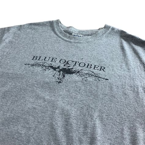 Vintage Blue October Graphic Band T Shirt Concert Tour Print Etsy