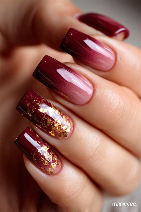 17 Burgundy Ombre Nails Ideas Thatll Make You Ditch Every Other Color