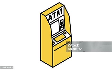 Atm 기계 간단한 선 그리기 아이콘 금융 Ui 및 은행 디자인을 위한 현금 자동 입출금기의 아이소메트릭 일러스트레이션 0명에 대한 스톡 벡터 아트 및 기타 이미지 Istock