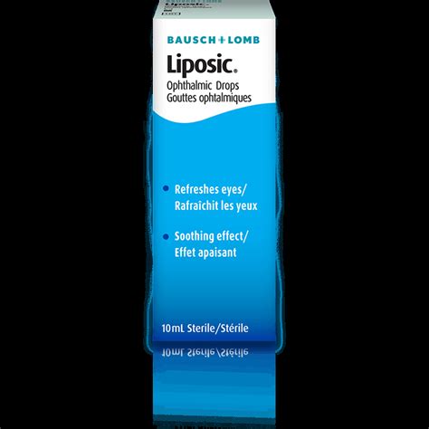 Bausch Lomb Liposic® Ophthalmic Drops To Refresh Eyes
