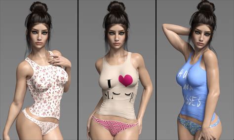 Versus Sexy Underwear For Genesis 3 Females Daz 3d