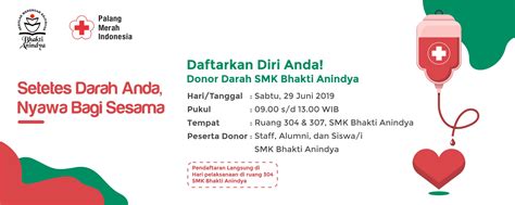 SMK Bhakti Anindya Tangerang Bakti Sosial Donor Darah Juni