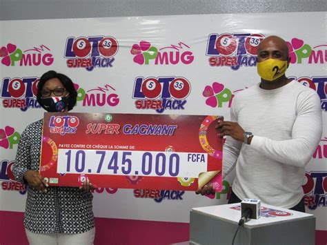 PMUG Une Parieuse Gagne 10 745 000 FCFA Au Loto Superjack