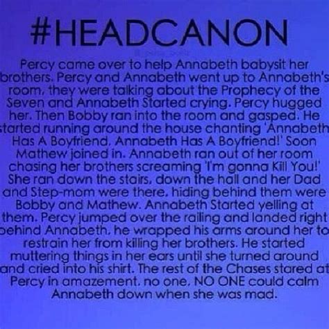 Except For Percy Jackson Headcanon Accepted