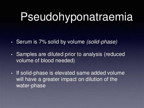 Assessment And Treatment Of Acute Hyponatraemia