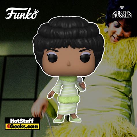 2023 Aretha Franklin Green Dress Funko Pop The 70s Glamour