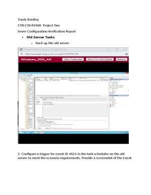 CYB 260 Module Four Worksheet 2 Revised Version Travis Bradley CYB