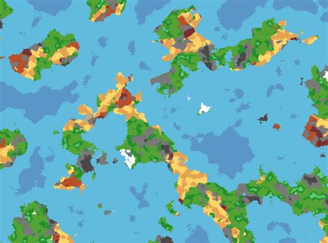 2d Procedural World Generation Using Perlin Noise Maps R
