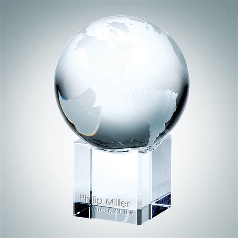 World Globe With Cube Base Large Flipsphere
