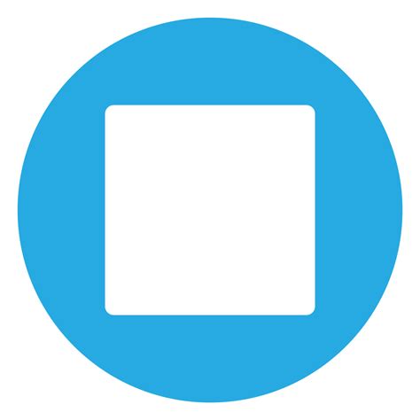 Media Player Stop Icon Download On Iconfinder