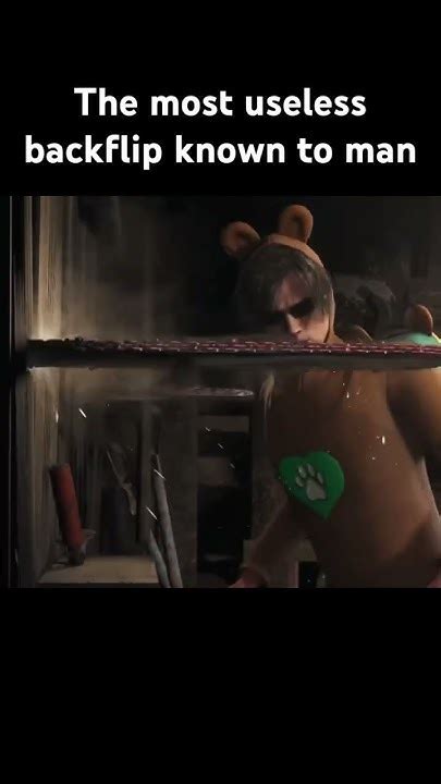 The Most Useless Backflip Known To Man Residentevil Residentevil4