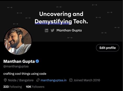 Manthan Gupta On Linkedin Twitter