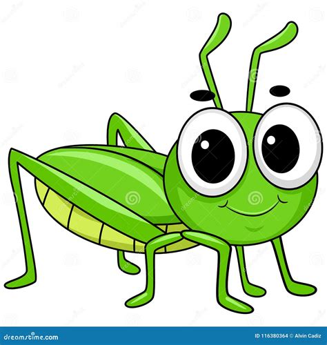 Grasshopper Cartoon Vector 30127043