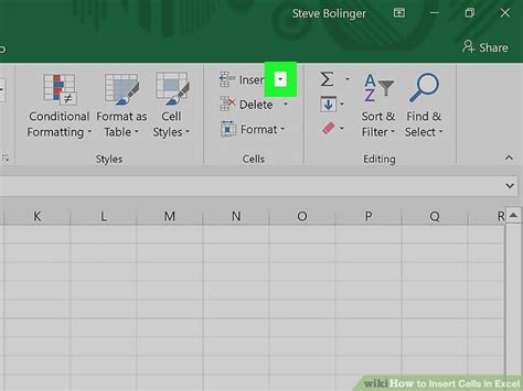 Easy Ways To Insert Cells In Excel Steps With Pictures