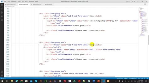 Php Mysql Update 2 Youtube