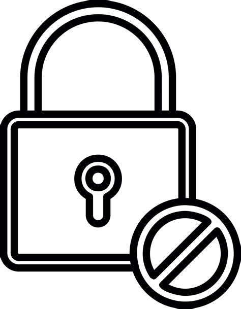 Blocked Vector Icon 20427946 Vector Art At Vecteezy