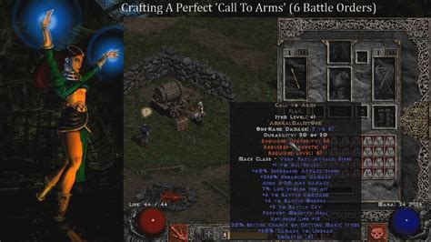 Diablo 2 Attempting To Craft A Perfect Call To Arms Youtube