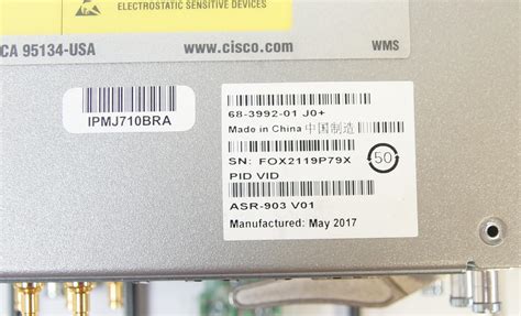 Cisco Asr 903 Router Chassis 903 Series W 2x A900 Ima8z 2x A900