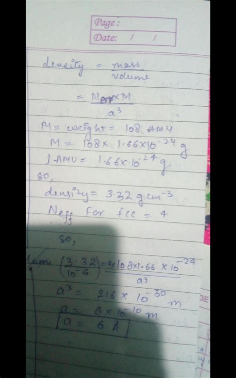 A Narrow Beam Of X Rays With Wavelength 1 5 A Is Reflected From An Ionic Crystal