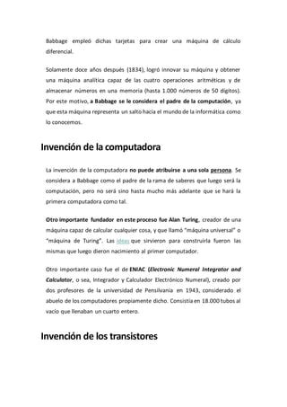 HISTORIA DE LA COMPUTADORA Docx