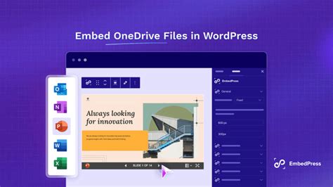 New Embed Onedrive Files In Wordpress Website Without Coding