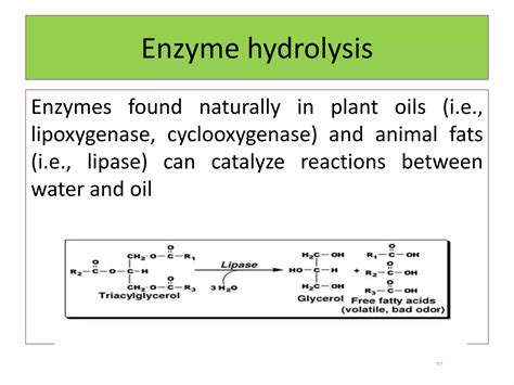 Rancidity And Hydrolysis18072020